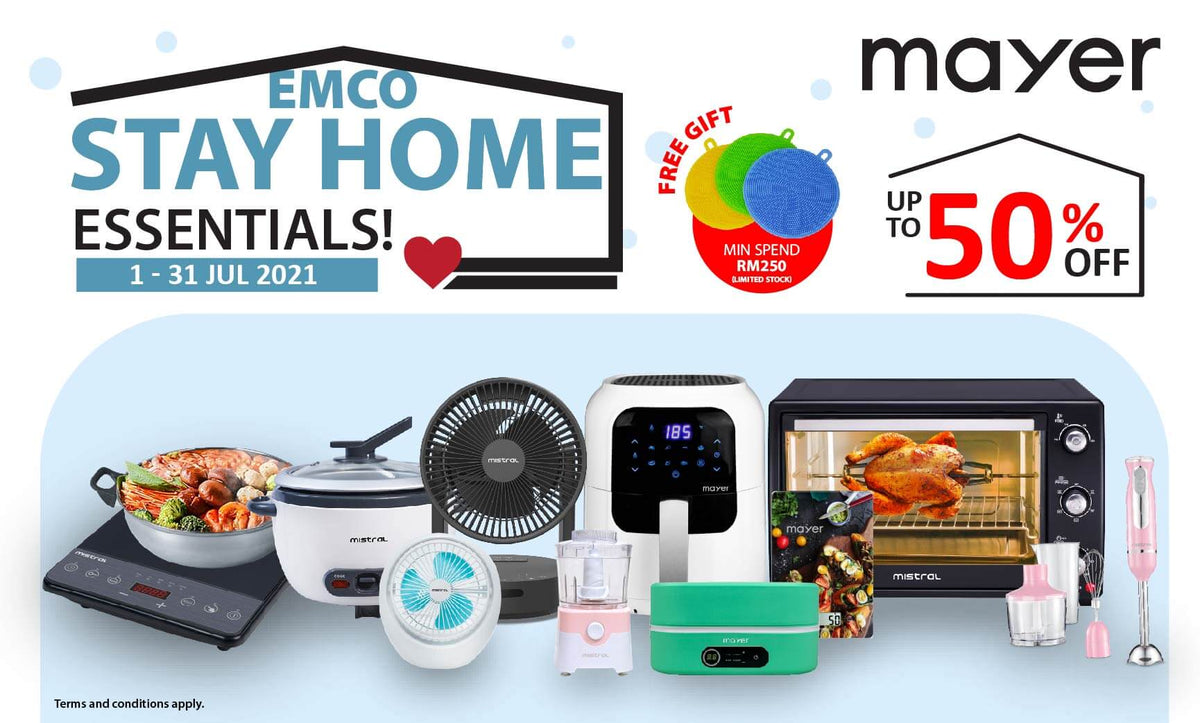 EMCO Stay Home Essentials | Mayer Malaysia