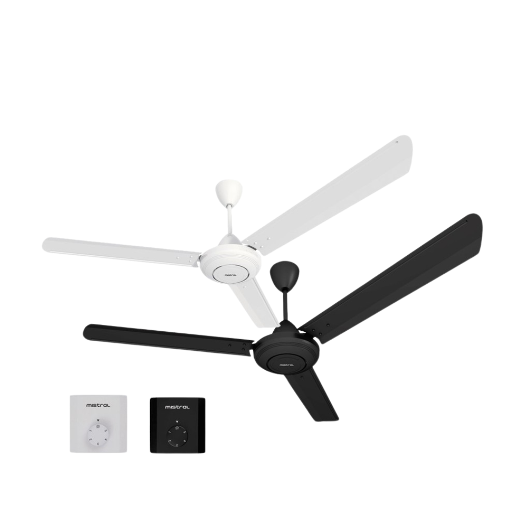 Mistral Ceiling Fan (2 Units) Black (60") MCF60LE | Mayer Malaysia